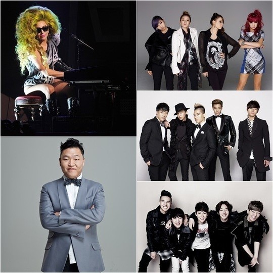 YG LIFE – PSY・BIGBANG・2NE1、レディーガガとリレー公演「期待」