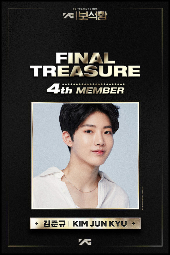 YG LIFE – FINAL TREASURE MEMBER #4 ‘KIM JUN KYU’